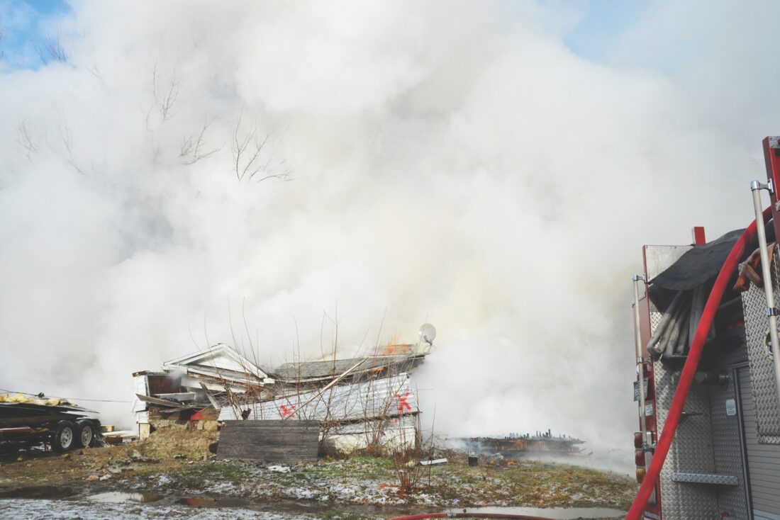 House collapses due to structure fire Saturday | News, Sports, Jobs ...
